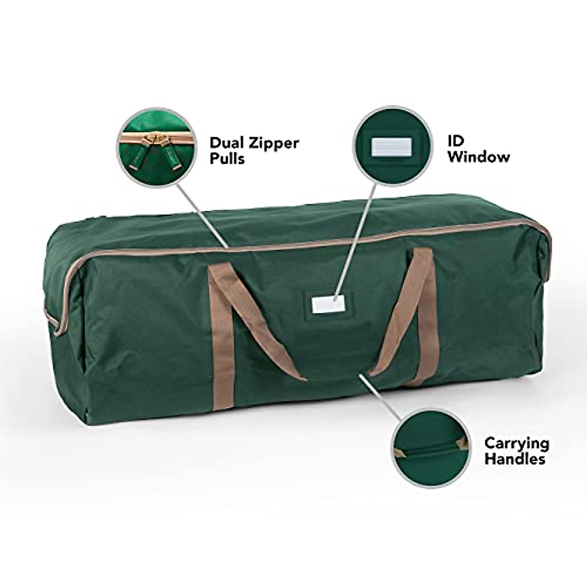 Covermates Keepsakes - Storage Duffel Bag - Heavy Duty Polyester - Reinforced Handles - Closet Storage-Green