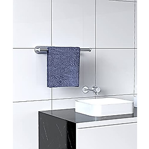 Paper Towel Holder Wall Mount-Adhesive or Drilling Stainless Steel Paper Towel Holder Under Cabinet Mount for Kitchen Bathroom (Silver)