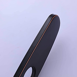 Sink Hole Cover, Faucet Hole Deck Plate 10" Oil Rubbed Bronze Escutcheon Plate for 1 or 3 Hole Kitchen Bathroom Sink Faucet RBROHANT