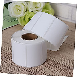 Ciieeo 3pcs Thermal Sticker Labels Thermal Sticker Paper Thermal Paper Labels Shipping Supplies Printable Tags Blank Sticker Printer Clear Sticker Paper White Labeling Heat Sensitive 4X