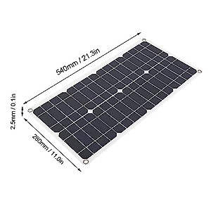 Efficient Solar Charger Panel - Portable Monocrystalline Silicon Solar Panel for Dual-USB Charging of Light Car Boat - Harness The Sun Power