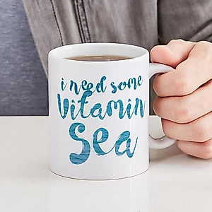 CafePress Vitamin Sea Mugs Ceramic Coffee Mug, Tea Cup 11 oz