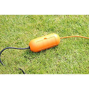 Masterplug SPTO-MS Splash-Proof Outdoor and Indoor Plug and Socket Cover, 21 x 8.5 cm, Orange