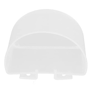 TOPINCN 20pcs Cage Cups Bird Feeders, Bird Food Bowl Hanging Water Cup Parrot Food Bowl Plastic Parrot Water Feeding Cup Birdcage Feeder for Parrot Poultry Pigeon(L-White)