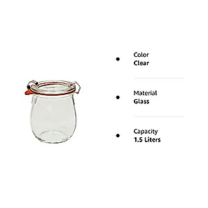 Weck 762 Jelly Jar - 1/5 Liter, Set of 6