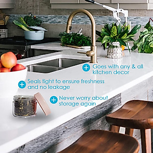 Houseables 20 Gram Jar, 20 ML Jar, 12 pcs, Multicolor, BPA Free, Cosmetic Sample Empty Container, Plastic, Round Pot Screw Cap Lid, Small Tiny 20g Bottle, for Make Up, Eye Shadow, Nails, Powder, Gems