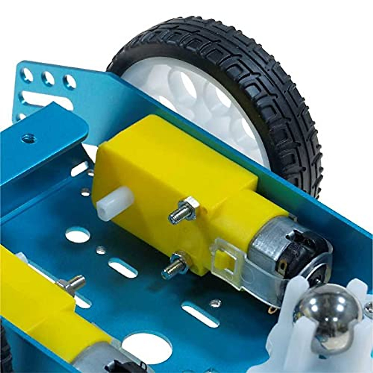 Robotistan - Multi-Purpose Aluminum 2WD Robot Body - Blue Robot Platform Kit