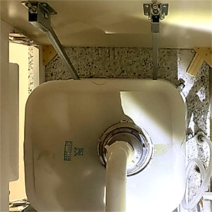 Undermount Sink Brackets,Undermount Sink Clips, Sink Repair Kit,Repair Dropped Sink, Galvanized Steel and Rust Resistant （Patent）