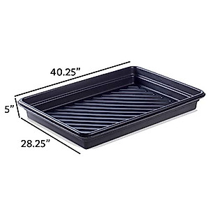 PIG Home Solutions Oil Drain Drip Pan for Garage - 40.25" x 28.25" x 5" Oil Drip Pan - PM50096