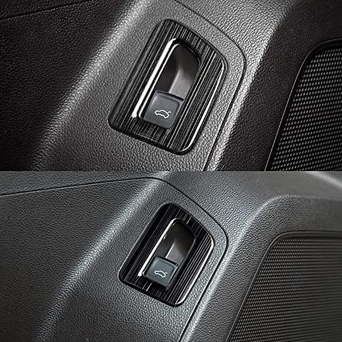1 PC Driver Seat Trunk Door Button Cover for Volkswagen Atlas 2018 2019 2020 2021 2022 2023 Atlas Cross Sport, Interior Stainless Steel Sticker Accessories