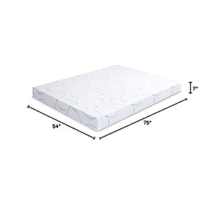 PrimaSleep 7 Inch Memory Foam Mattress, I-Gel, Tight Top, Cool (Full)