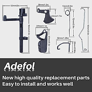 Adefol Throttle Trigger Choke Rod Switch Shaft Trigger Spring Kit fit STIHL 017 018 MS 170 180 Chainsaw