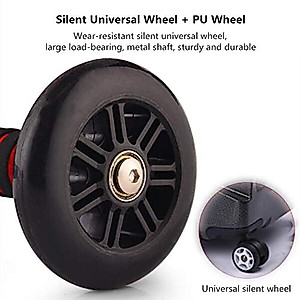 HBIAO Children's Luggage Suitcase, Kid's Riding Box Suitcase, Student Trolley Boarding Suitcase, Skateboard Trolley, Large-Capacity Travel Suitcase,Green