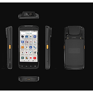 Rugged Android 11 Handheld Barcode Scanner Touch Screen Mobile Computer Portable PDA 1D & 2D Bar Code Reader Wi-Fi & 4G LTE, for Warehouse Inventory Logistics & Assets Tracking