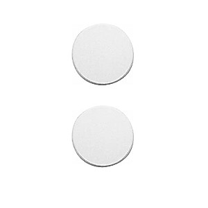 4 Wall Protector Door Knob Prevent Drywall Holes Dings White 3 1/4" Round Shield