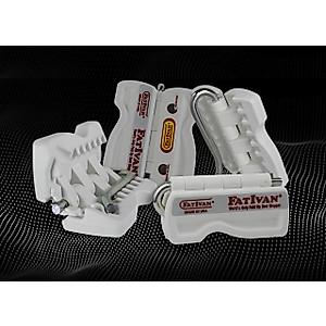 The Original Fat Ivan Fold Up Doorstop with Magnet - White