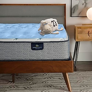 Serta Comfort Zone Cooling Memory Foam Mattress Topper, 1.5 Inch, Full