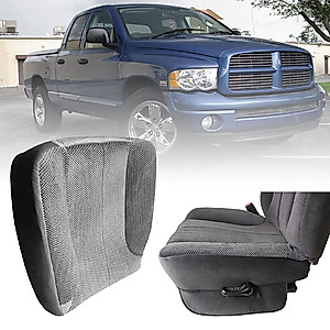 sportuli Gray Driver Side Bottom Cloth Seat Cover Replace for 2003 2004 2005 Dodge Ram 1500 2500 3500 (03-05)