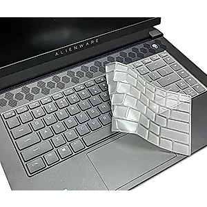 Keyboard Cover for Dell Alienware M15 R6 & M15 R5 Gaming Laptop, Dell Alienware X16 M16 M1, Dell Alienware x15 R1 & x17 R1, Dell G16 7630 7620 Gaming Laptop Keyboard Skin Cover Protector, TPU