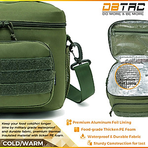 DBTAC Range Bag XS + DBTAC Tactical Lunch Bag with Soft Liners (OD Green)