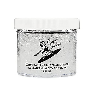 Cigar Sally Crystal Gel Humidifier for Cigar Humidors (4 oz Jar)