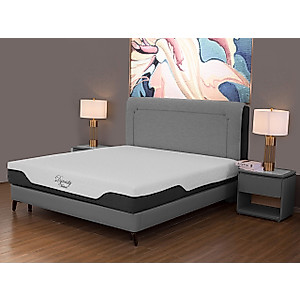 DynastyMattress Queen Mattress CoolBreeze 12 Inch Essential Gel Infused Memory Foam Bed Medium Firm Queen Size 60x80 (USA Made)