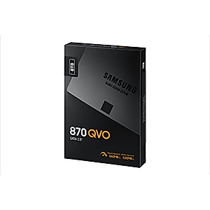 SAMSUNG 870 QVO 8 TB SATA 2.5 Inch Internal Solid State Drive (SSD) (MZ-77Q8T0), Black