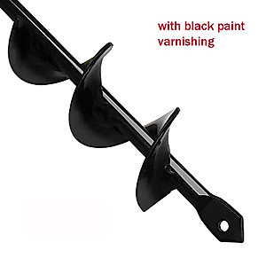 Extended Garden Auger Spiral Drill Bit 2”x30”, Spiral Hole Drill Planter， - No Need to Squat for Garden Planting Bulb & Bedding Plant Augers, Hole Digging Planting Tool for 3/8" Hex Drive Drill