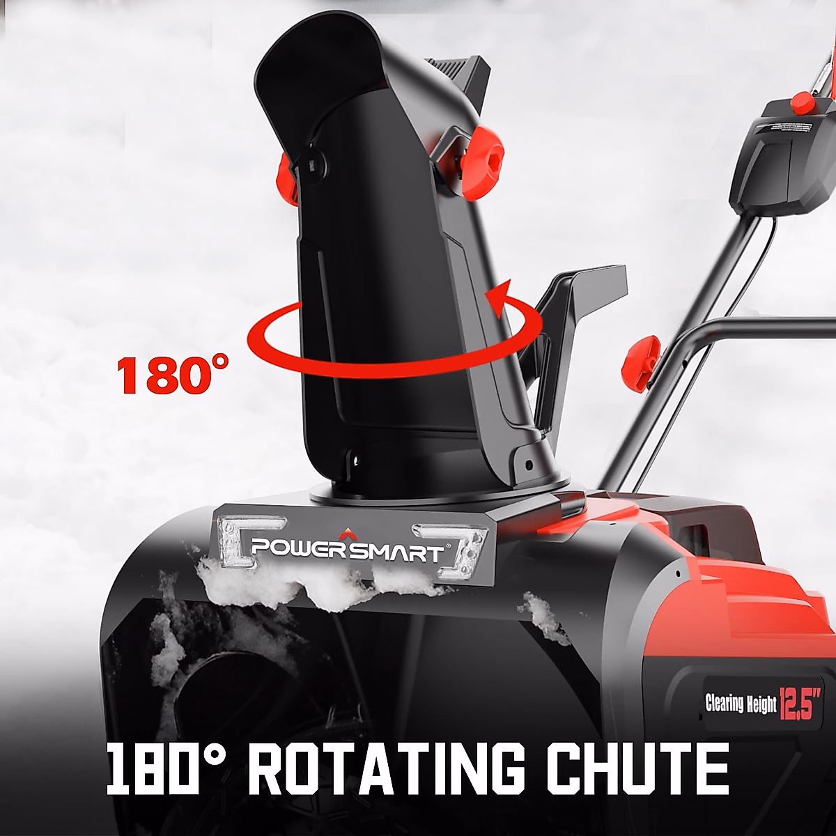 PowerSmart 40V MAX Cordless Snow Blower 21-Inch with 4.0Ah Battery and Charger (HB2421A)