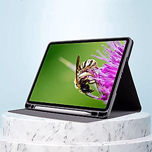 Hubin Case for iPad Air 5th Generation 2022/ iPad Air 4th Generation 2020 10.9 Inch with Pencil Holder,Dog A169 Whit Auto Sleep/Wake Up