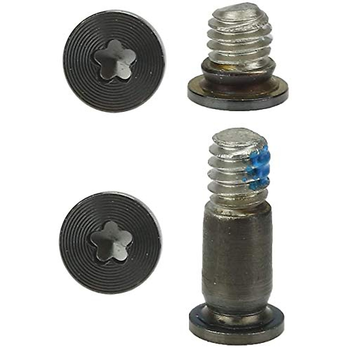 Willhom Bottom Case Screws (Pentalobe P5) 6 pcs Replacement for MacBook Pro 13" (2016-2017) A1706 (2018-2019) A1989 (Space Gray)