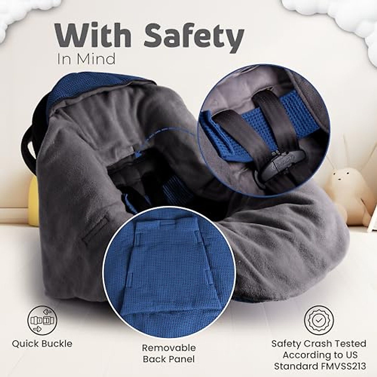 Swaddyl Carseat Cover - Car Seat Cover for Baby Carseat - Baby Girl Car seat Blanket - Car Seat Blankets for Babies Winter Essential