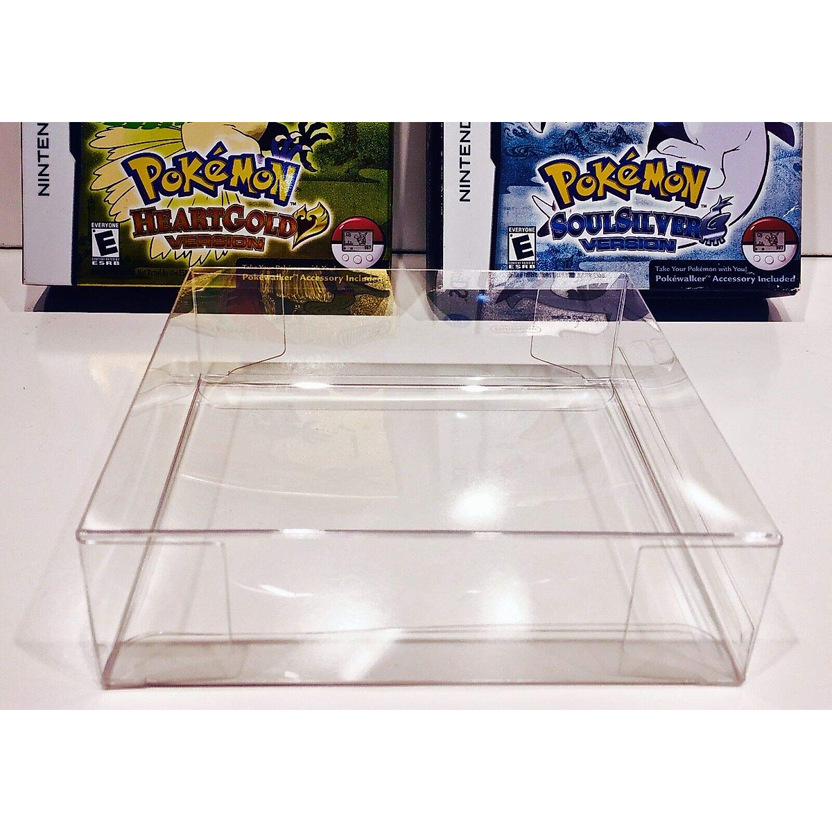 5 Box Protector Heartgold/Soulsilver case for Nintendo DS NTSC ONLY!