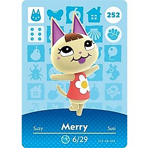 Merry - Nintendo Animal Crossing Happy Home Designer Amiibo Card - 252