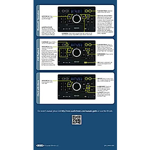 Jensen JWM6A DVD|USB|AUX|HDMI| Wallmount Stereo with App Control (jControl), Bluetooth A2DP/AVRCP Streaming Audio, Compatible with iPod/iPhone Control & Charging, DVD/CD-R/RW/MP3, 12V DC (Renewed)