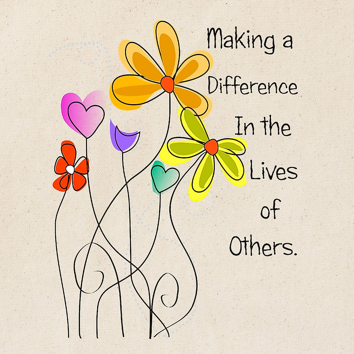 CafePress Caregiver Tote Bag Canvas Tote Shopping Bag