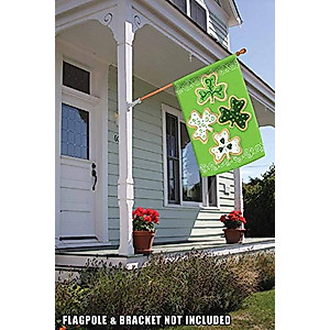 Toland Home Garden Shamrock Cookies House Flag