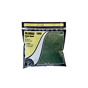 Green Blend Blended Turf in a 12 oz.Bag Woodland Scenics