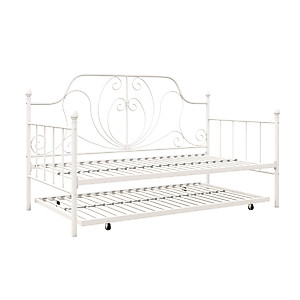 DHP Lucie Metal Twin Size Frame, Black Daybed