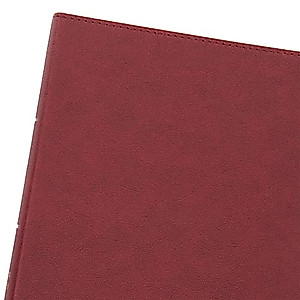 NASB Super Giant Print Reference Bible, Burgundy LeatherTouch, Indexed
