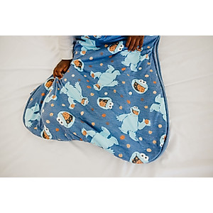 Copper Pearl Sleep Sack: Warm and Cozy Baby Bag in a Variety of Trendy Designs, Safe Alternative to Blankets, Sleeveless Baby Sleep Sack Swaddle Sizes Newborn to 24 Months - Cookie Monster