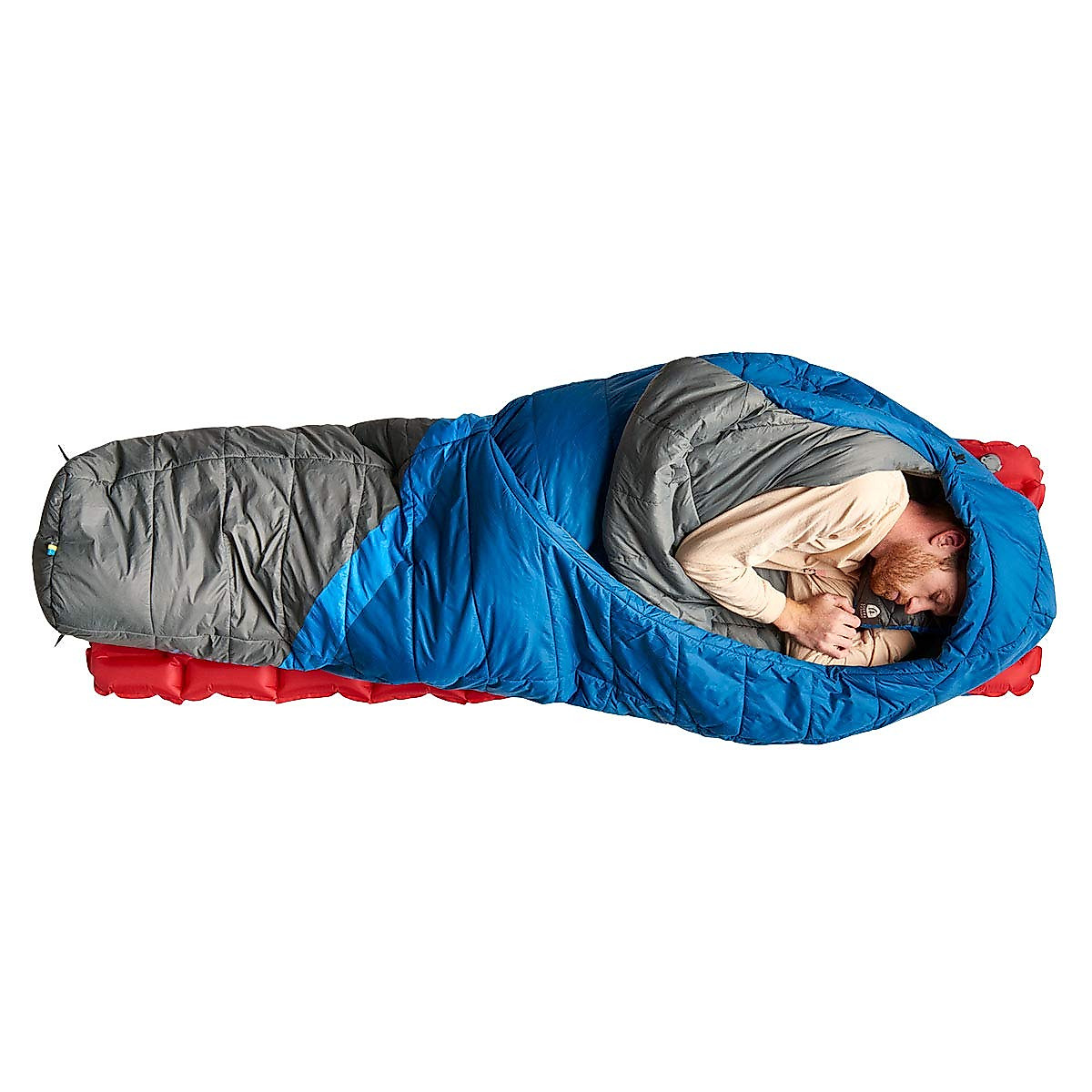 Sierra Designs Night Cap 20-20 Degree Zipperless Sleeping Bag with 100% Recycled Synthetic Insulation, Fold Over Blanket Design, Camping & Backpacking Sleeping Bag 2023 (Regular)