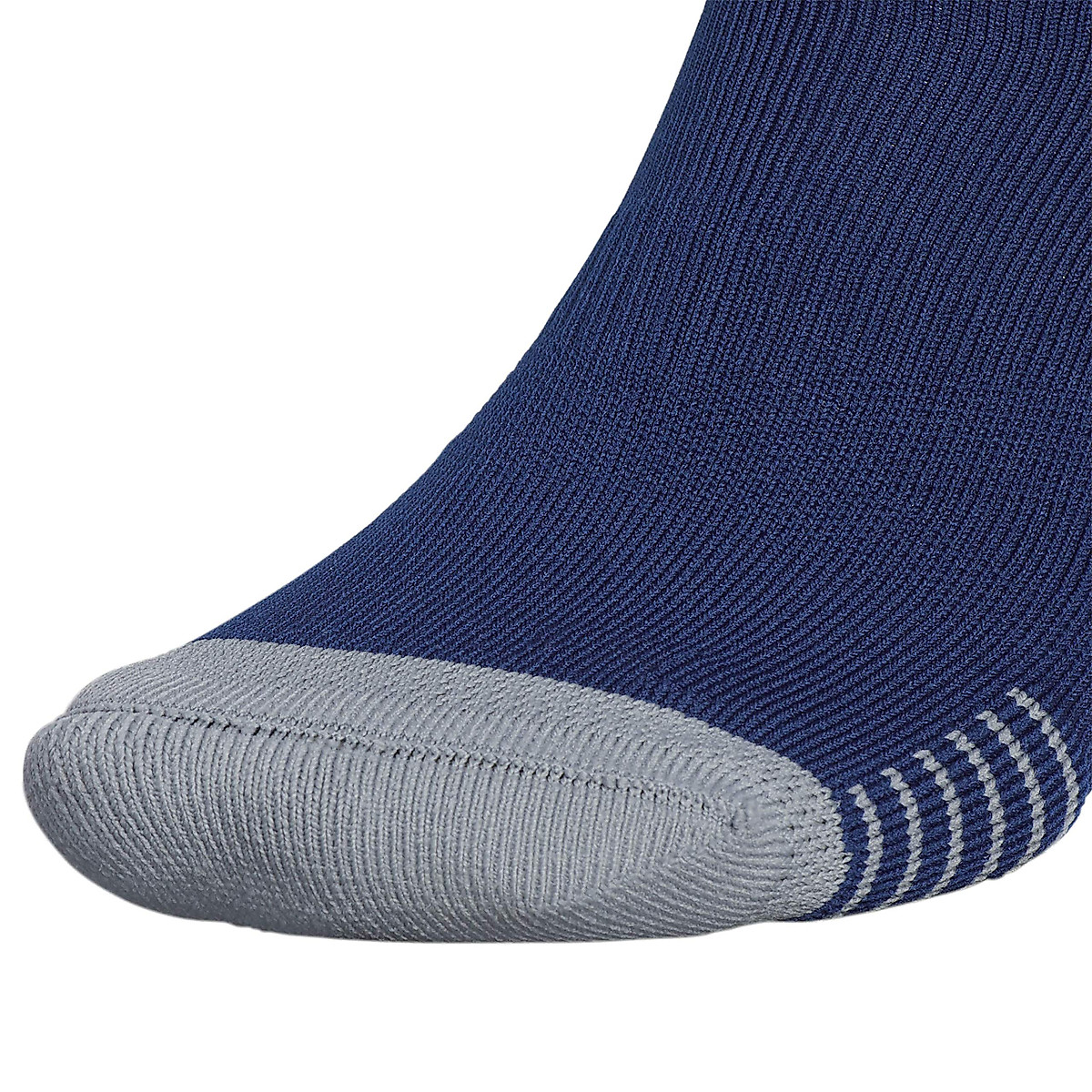 adidas Copa Zone Cushion 4 Soccer Socks (1-Pair) for Men, Women, Boys and Girls, Team Navy Blue/White, Medium