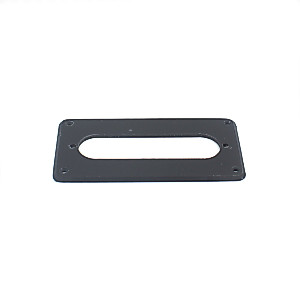Humbucker to Strat Style Pickup Adapter Ring,H-S-2 1-Ply Non-Slant Black