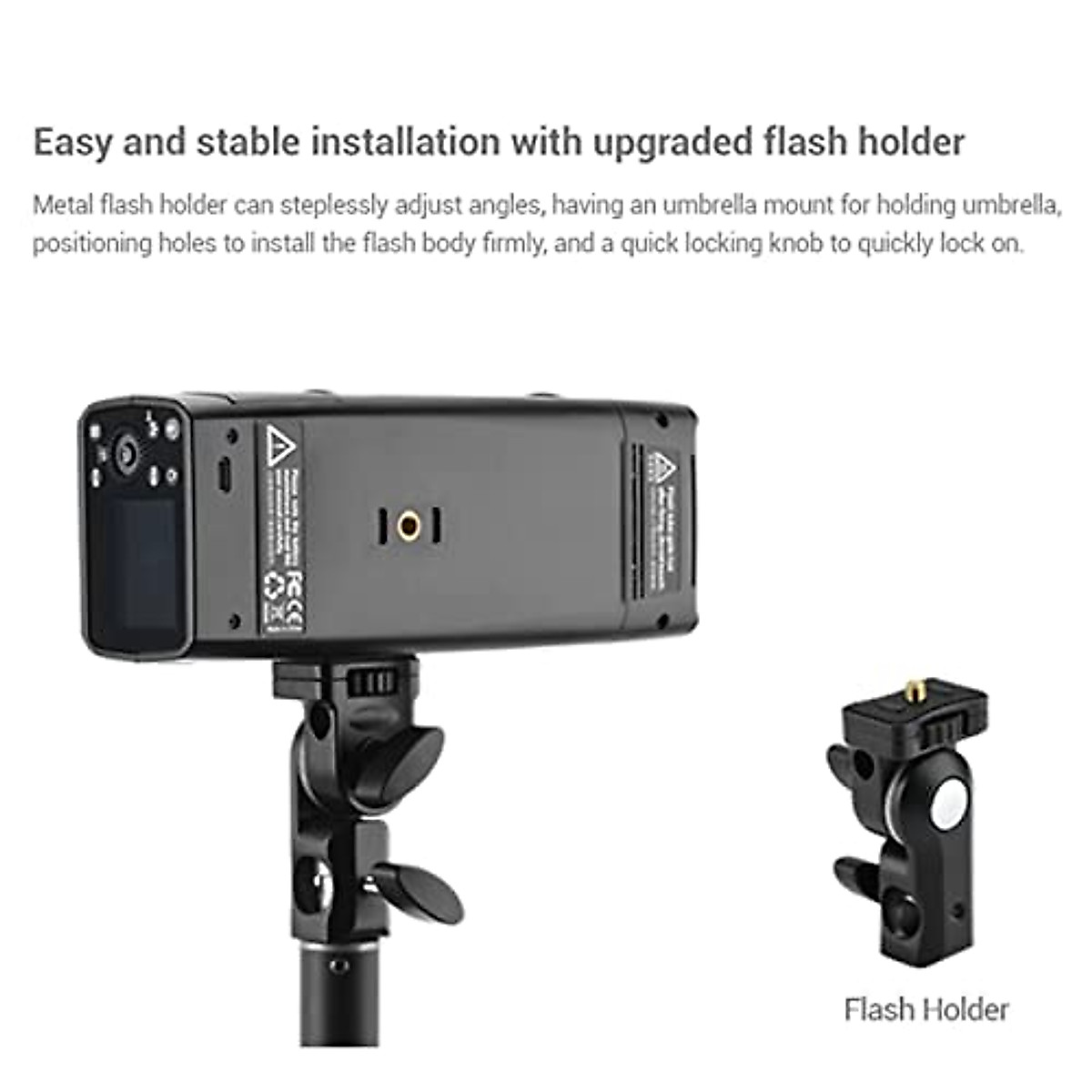 GODOX AD200 Pro AD200Pro 200Ws 2.4G Flash Strobe, 1/8000 HSS, 500 Full Power Flashes, 0.01-1.8s Recycling, 2900mAh Battery, Bare Bulb/Speedlite Fresnel Flash Head Pocket Flash Monolight