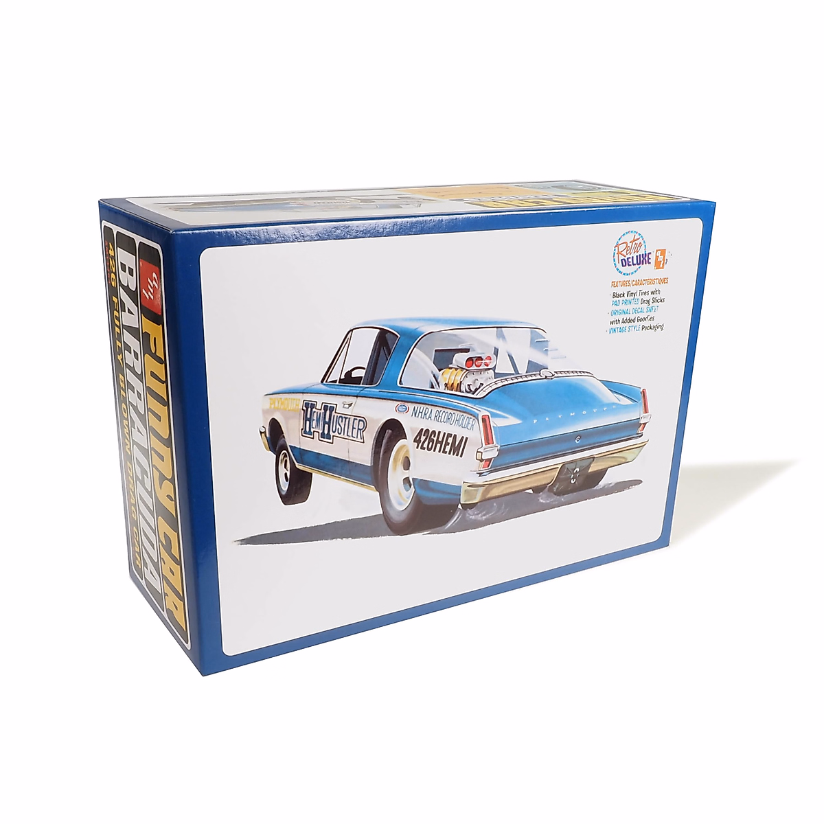 AMT 1966 Plymouth Barracuda Funny Car Hemi Hustler 1:25 Scale Model Kit