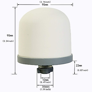 HUI NING Replacement Ceramic Dome Water Filter for Countertop,Household Water Bucket, Water Cooler Filtration Systems Water Pitcher (2 pieces)…