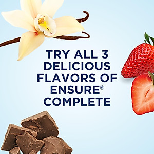 Ensure COMPLETE Vanilla Nutritional Shake | Complete, Balanced Meal Replacement | Ready To Drink | 30g Protein, 27 Vitamins & Minerals | 10 fl oz -24 Pack