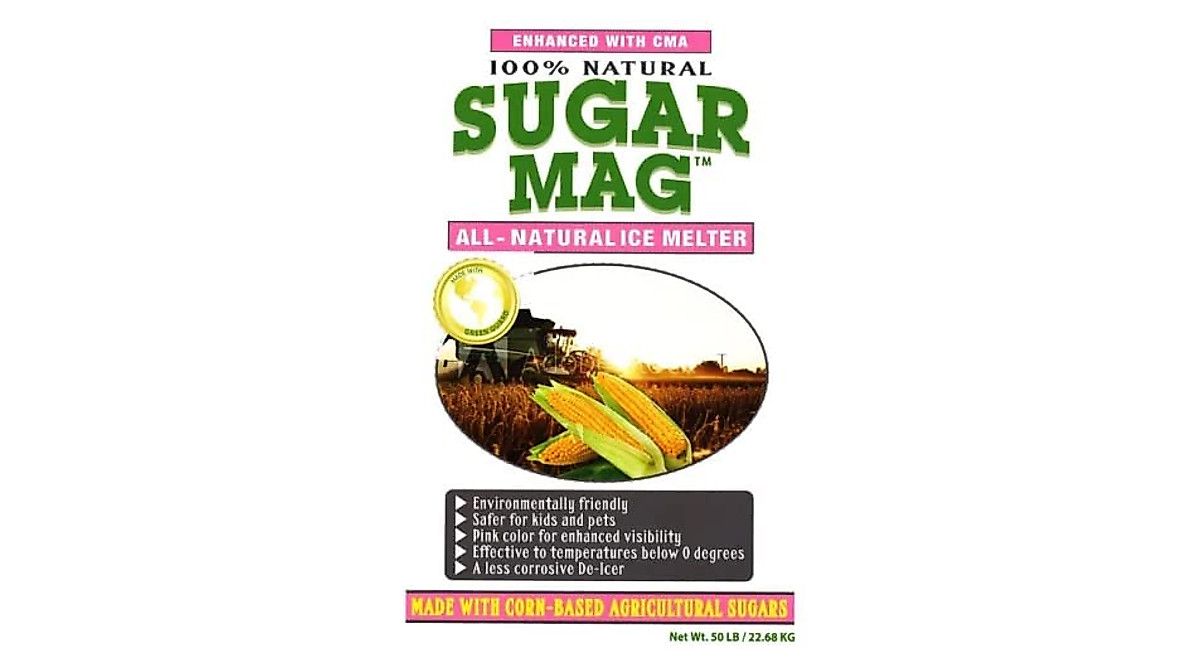 100% Natural Sugar Mag Pet Friendly Ice Melt - Safe & Effective