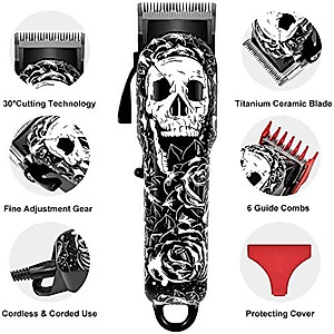 SURKER Hair Clippers for Men Professional Cordless Hair Trimmer Beard Trimmer Haircut Grooming Kit Barber Hair Cut Rechargeable